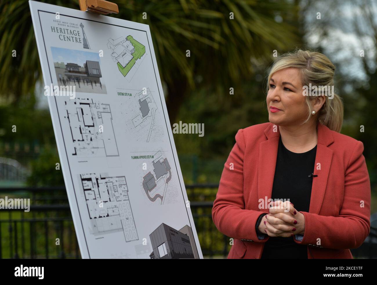 Michelle O'Neill, Northern Ireland Deputy First Minister, visits Roddy ...