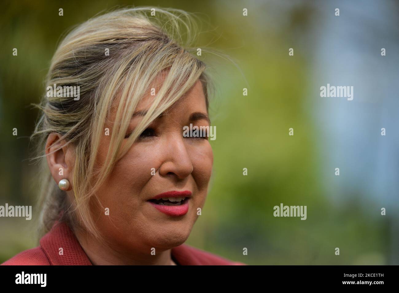 Michelle O'Neill, Northern Ireland Deputy First Minister, visits Roddy ...