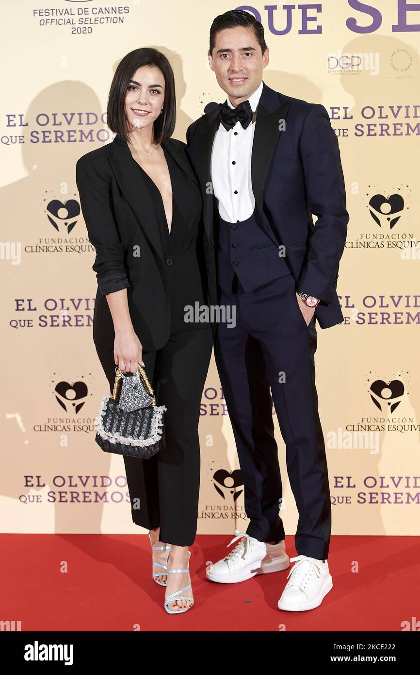 Amira Al-Adib, Camilo Esquivel attends the "El olvido que seremos ...