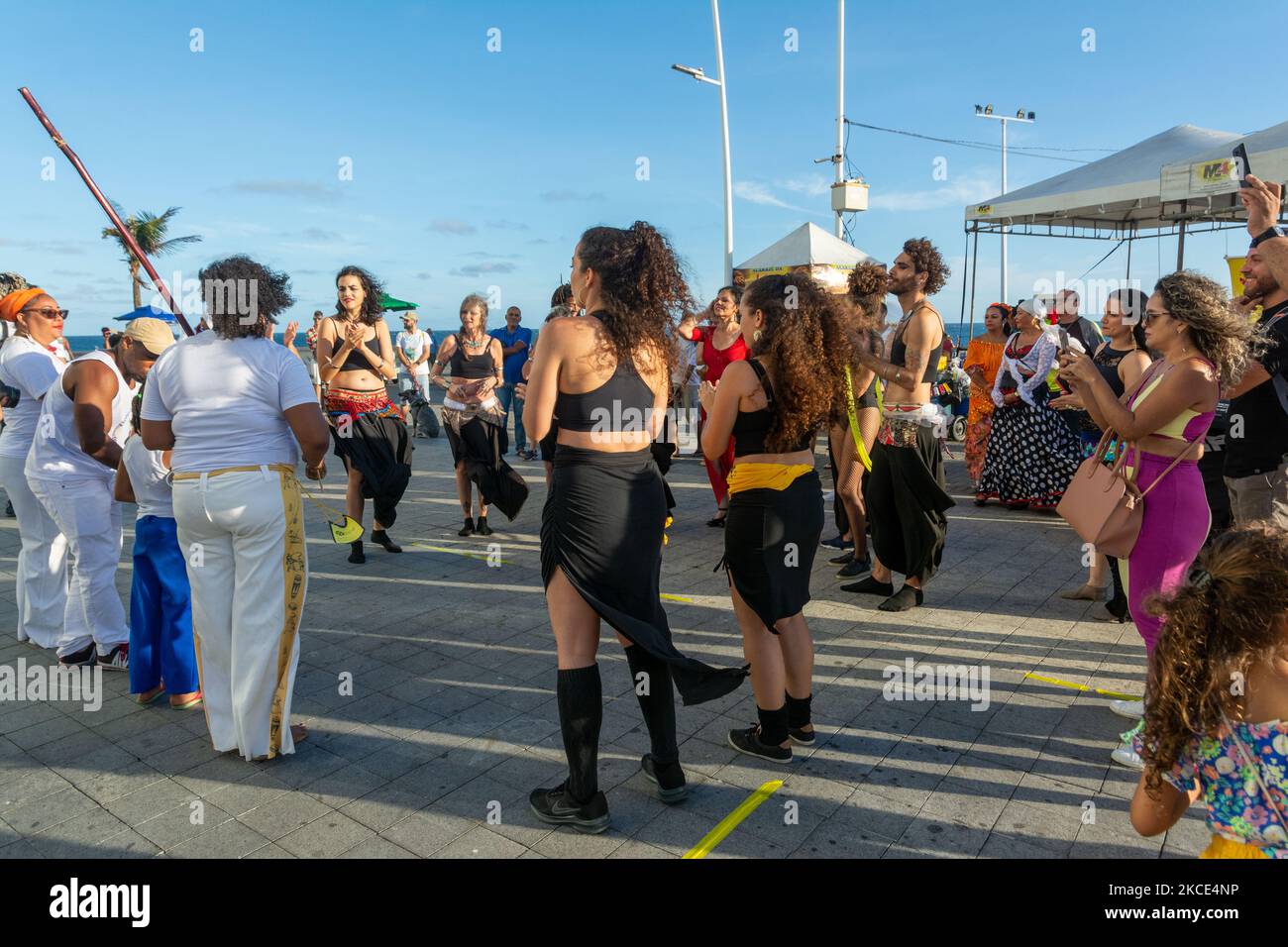 Salvador, Bahia, Brazil - October 22, 2022: People performing street ...