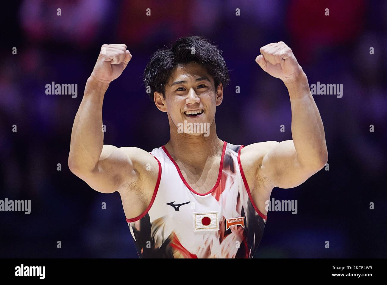 Liverpool, Britain. 4th Nov, 2022. Hashimoto Daiki of Japan celebrates ...