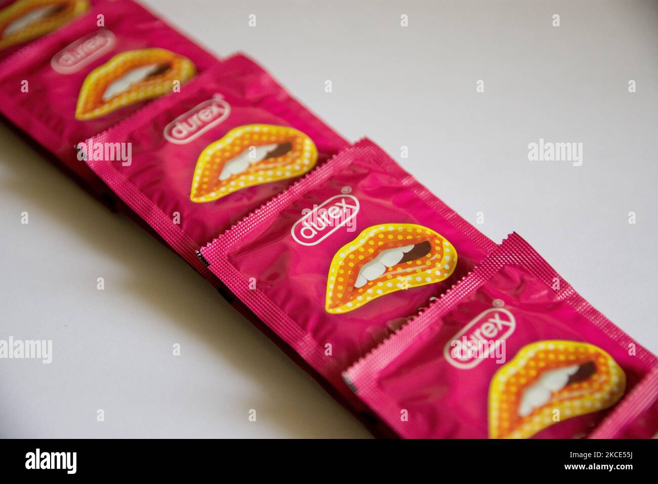 Photo illustration durex condoms hi-res stock photography and images ...