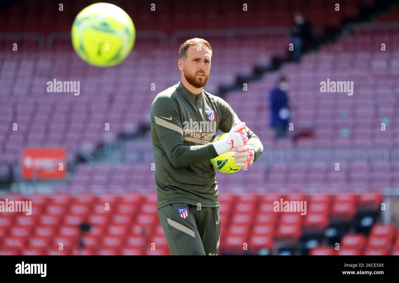 Jan Oblak during the match between FC Barcelona and Club Atletico ...