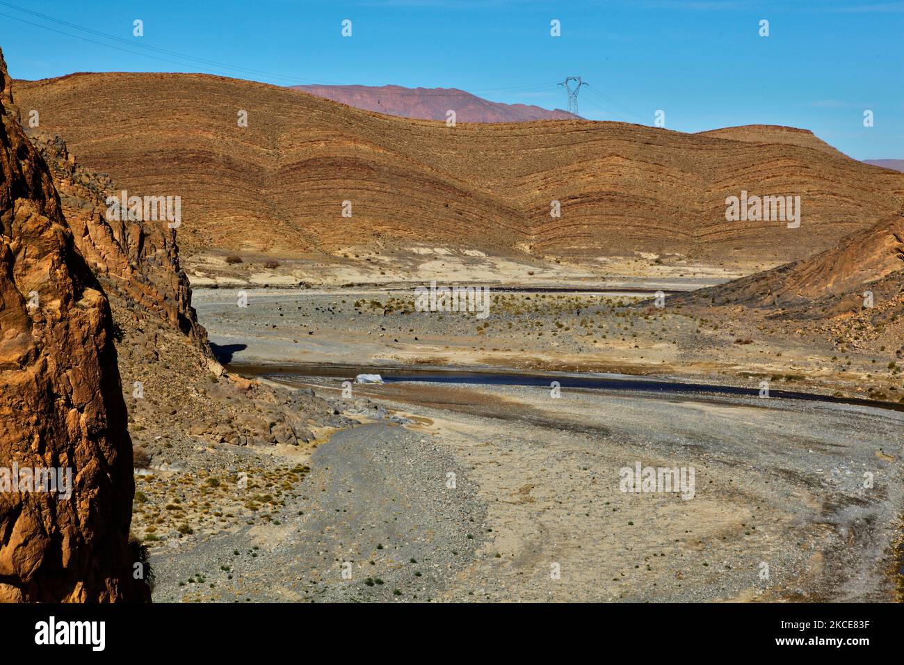 The Ziz Gorges in the Ziz Valley of the High Atlas Mountains in Morocco ...