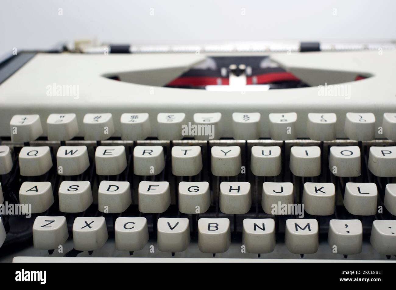 old style vintage typewriter for message or concepts Stock Photo - Alamy
