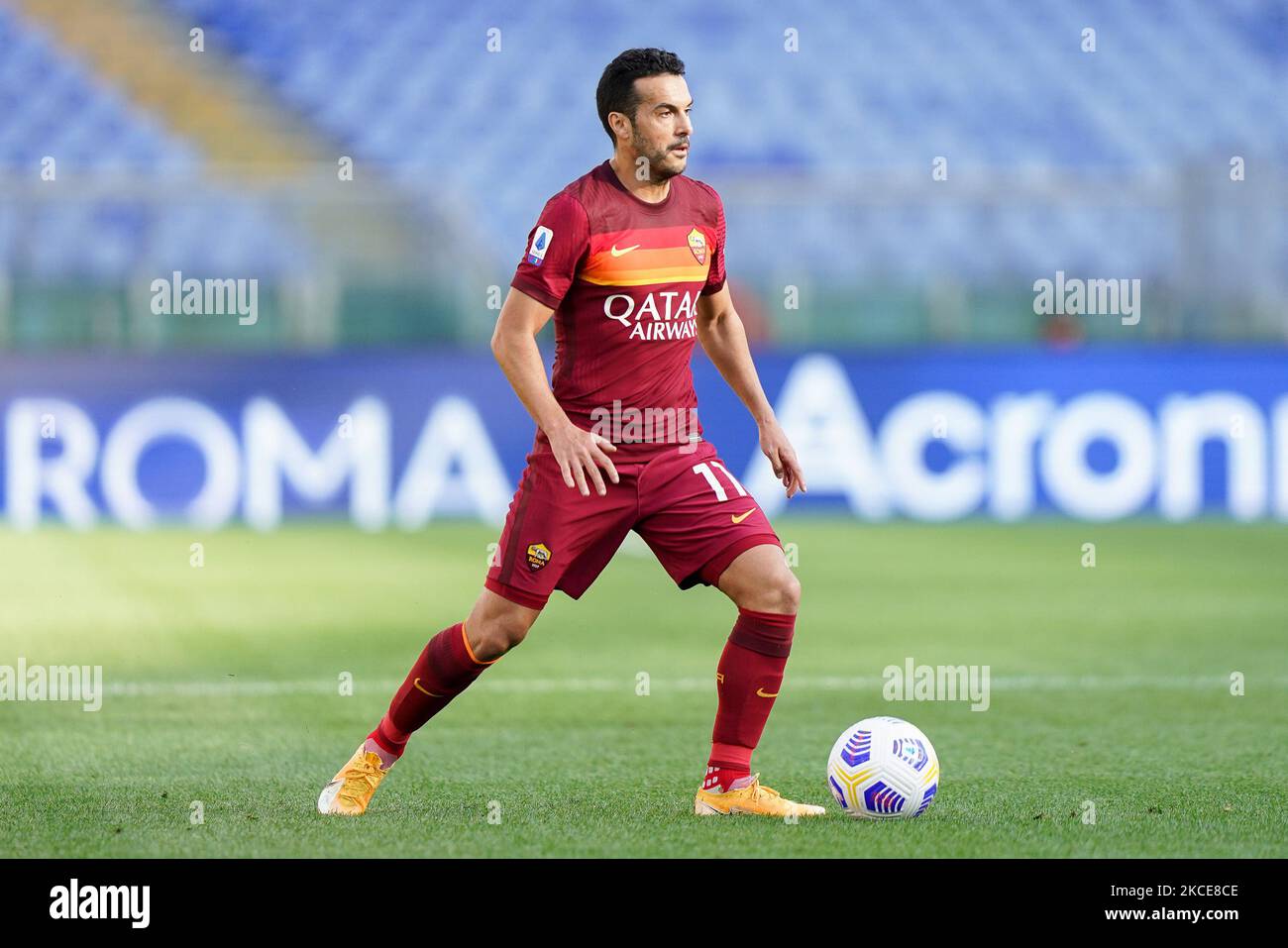 Pedro of AS Roma during the Serie A match between AS Roma and FC ...