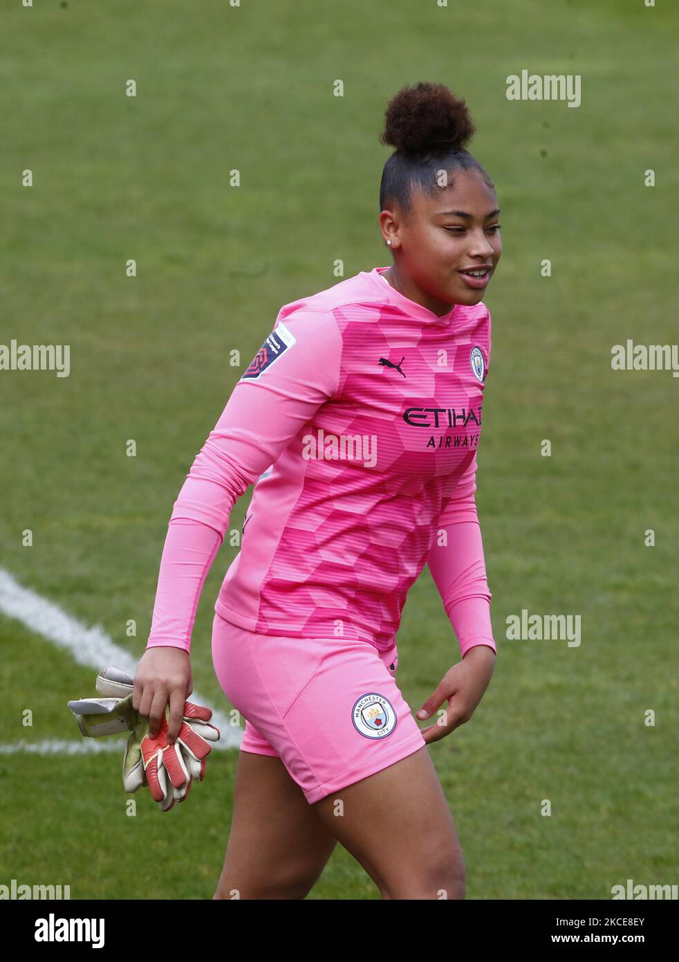 Khiara Keating Of Manchester City During Barclays Fa Womens Super