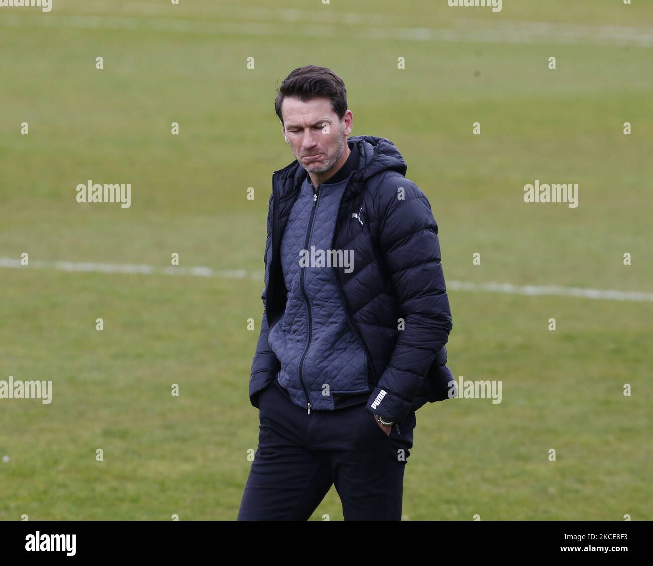 Gareth Taylor manager of Manchester City WFC during Barclays FA Women's ...