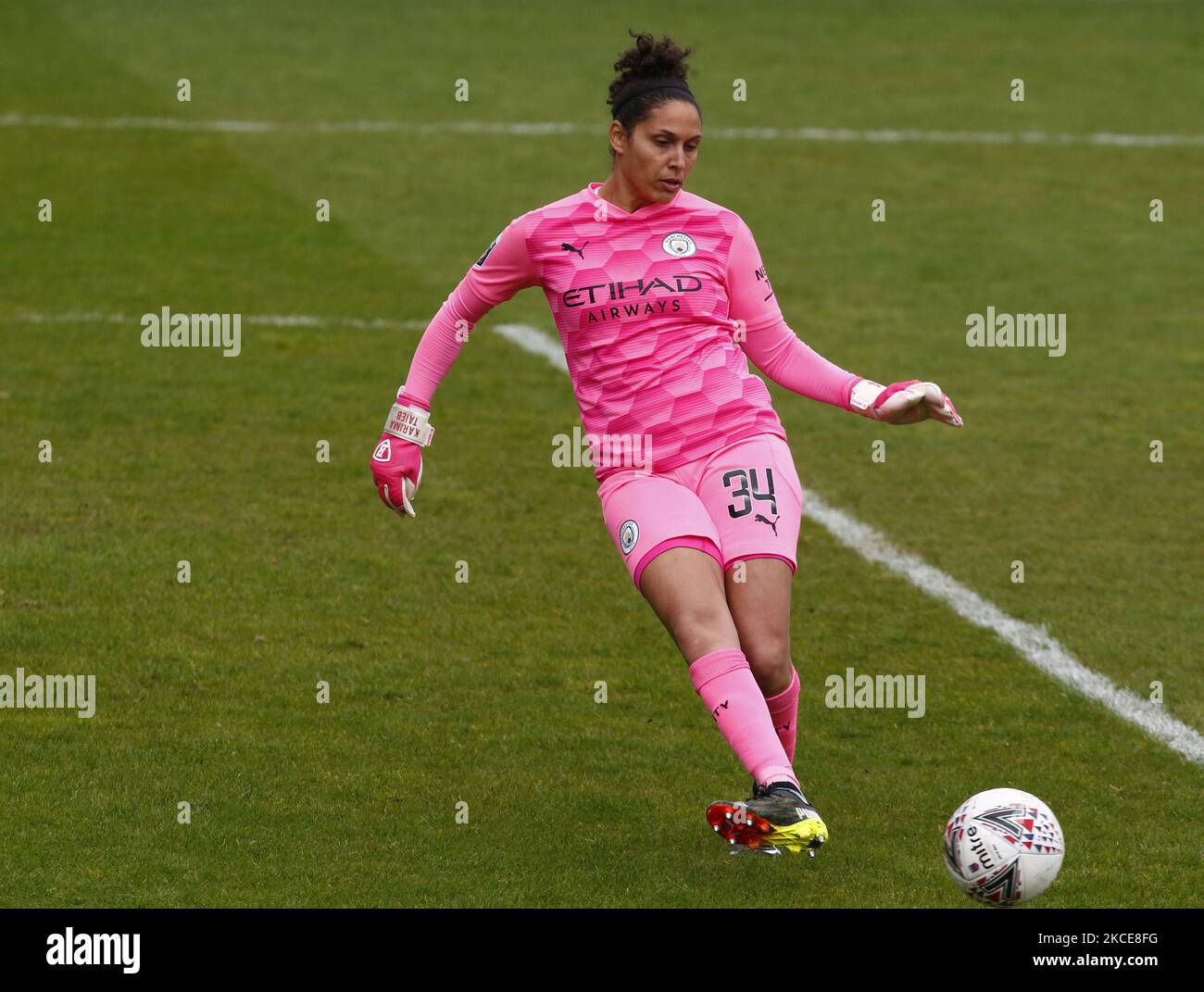 Karima Benameur Taieb of Manchester City WFC during Barclays FA Women's ...