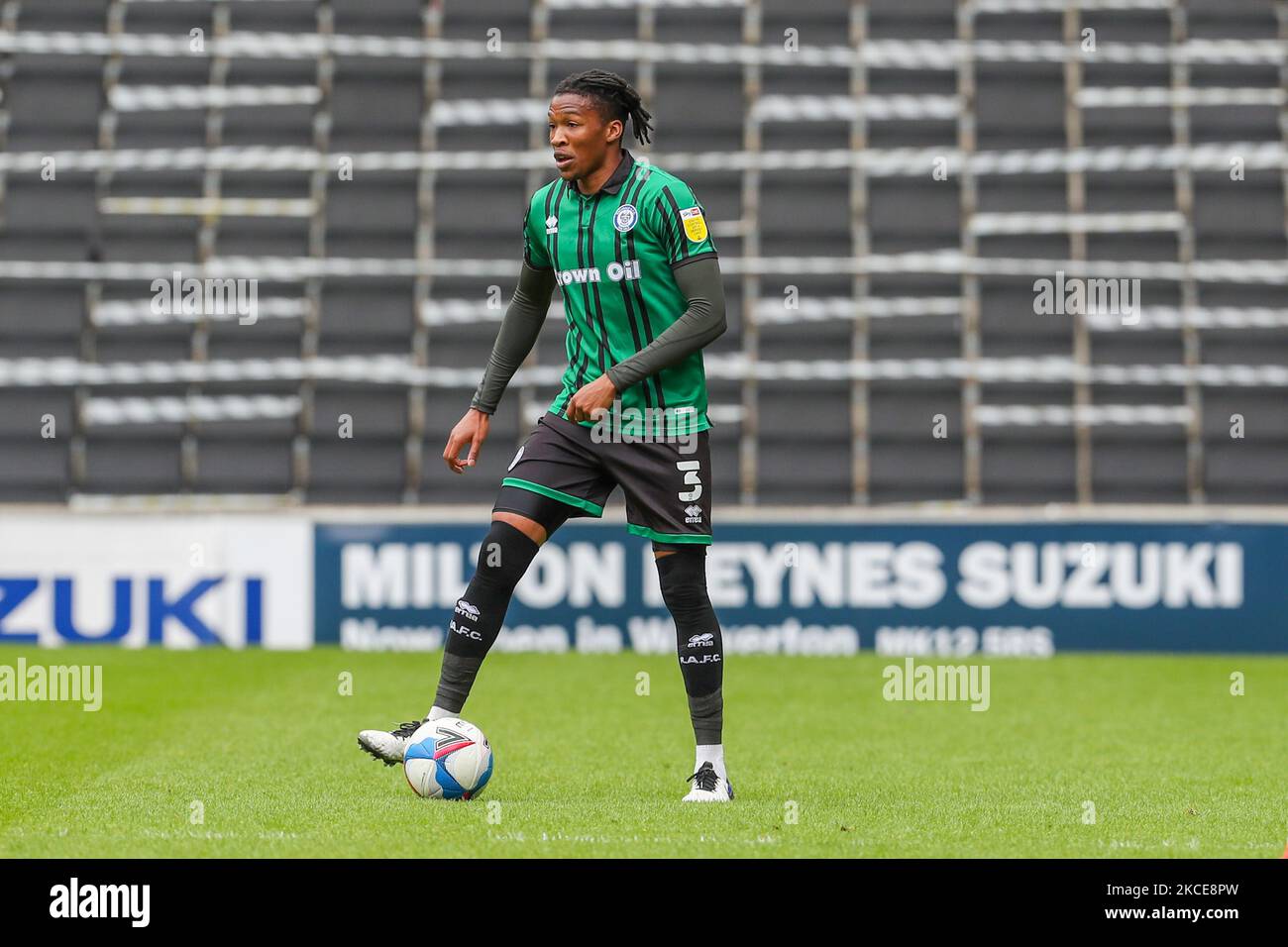 Rochdale's Gabriel Osho during the first half of the Sky Bet League One ...