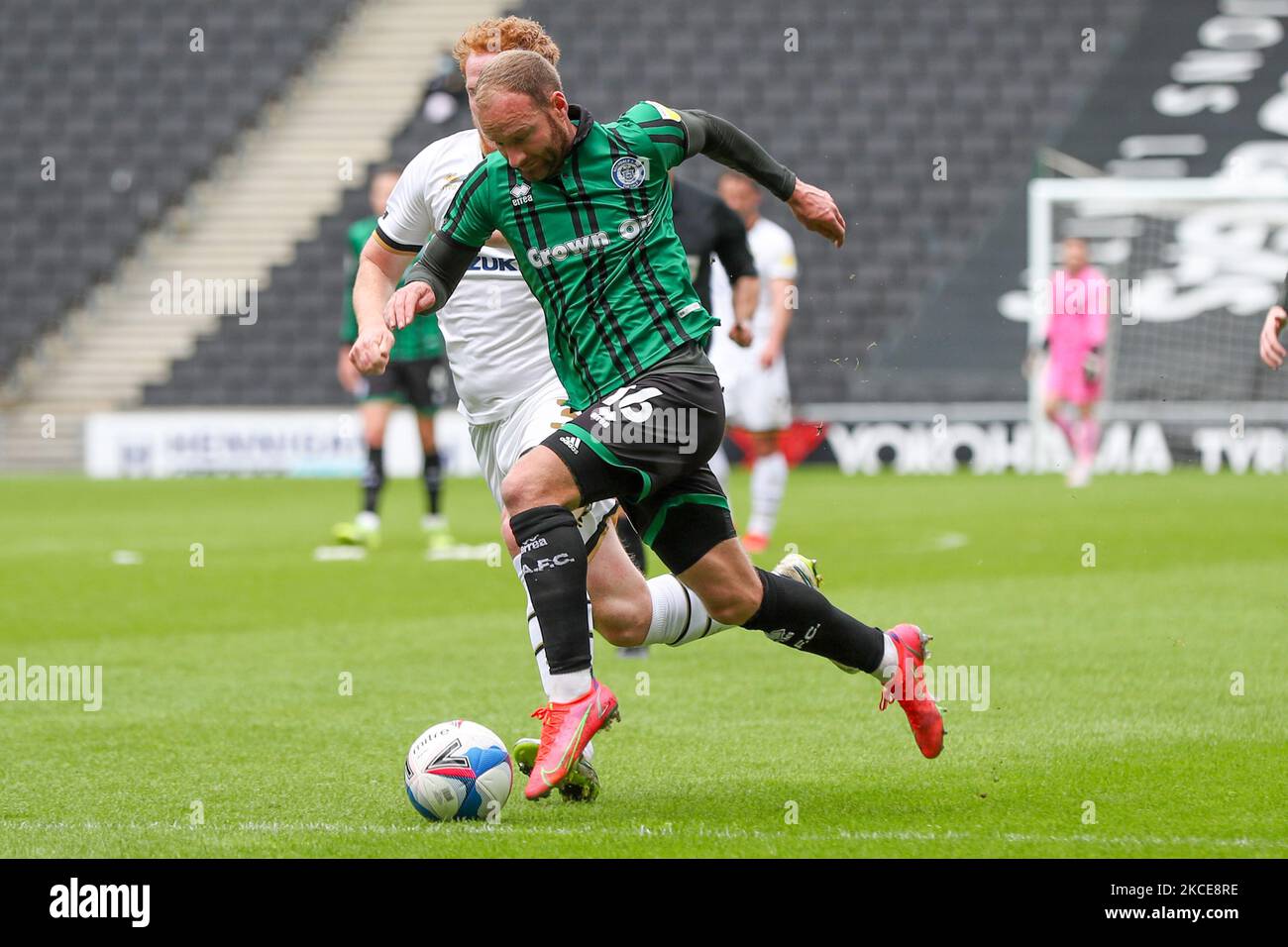 Rochdale's Matt Done during the first half of the Sky Bet League One ...