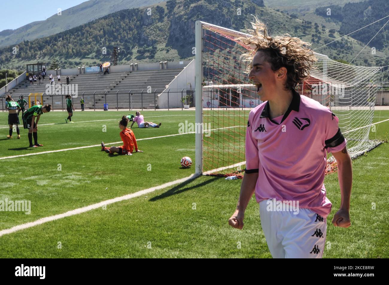 Maria Chiara Dragotto during the Serie C match between Palermo Women ...