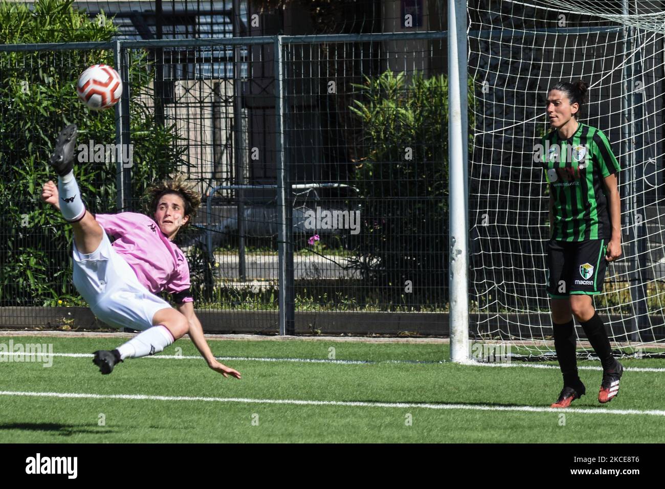 Maria Chiara Dragotto during the Serie C match between Palermo Women ...