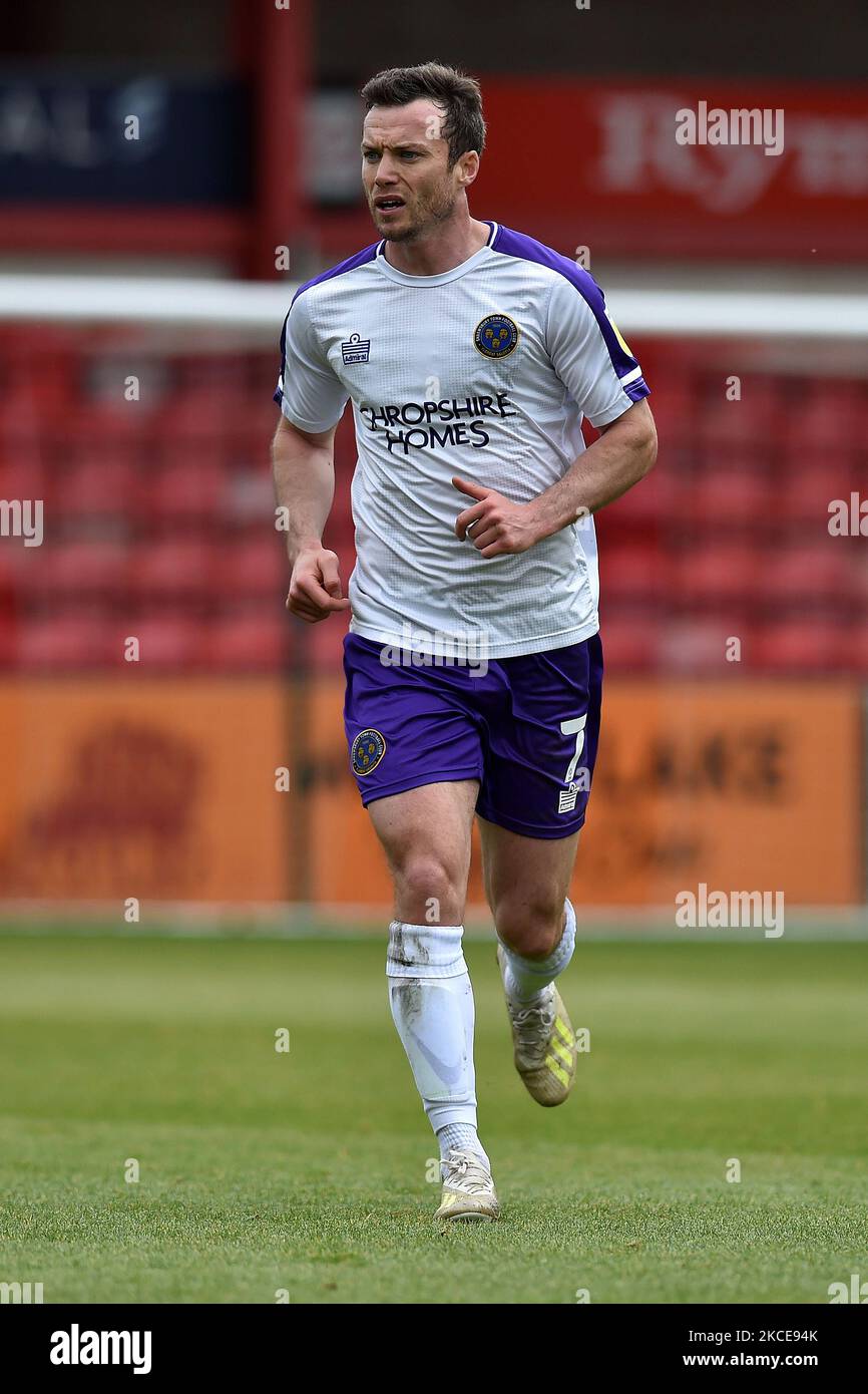 Shaun Whalley of Shrewsbury Town during the Sky Bet League 1 match ...