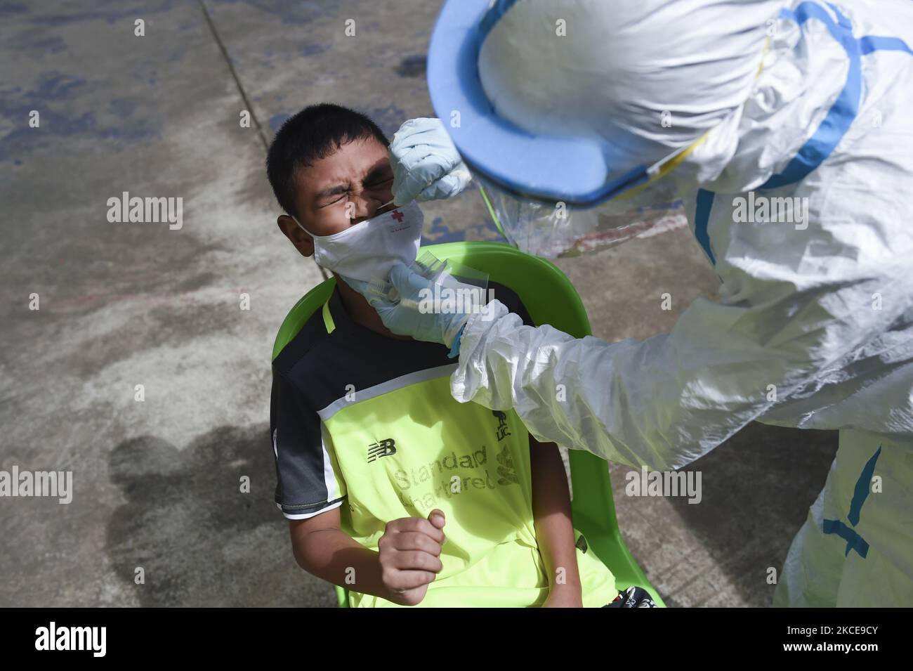 Proactive mass nasal swab test hi-res stock photography and images - Alamy