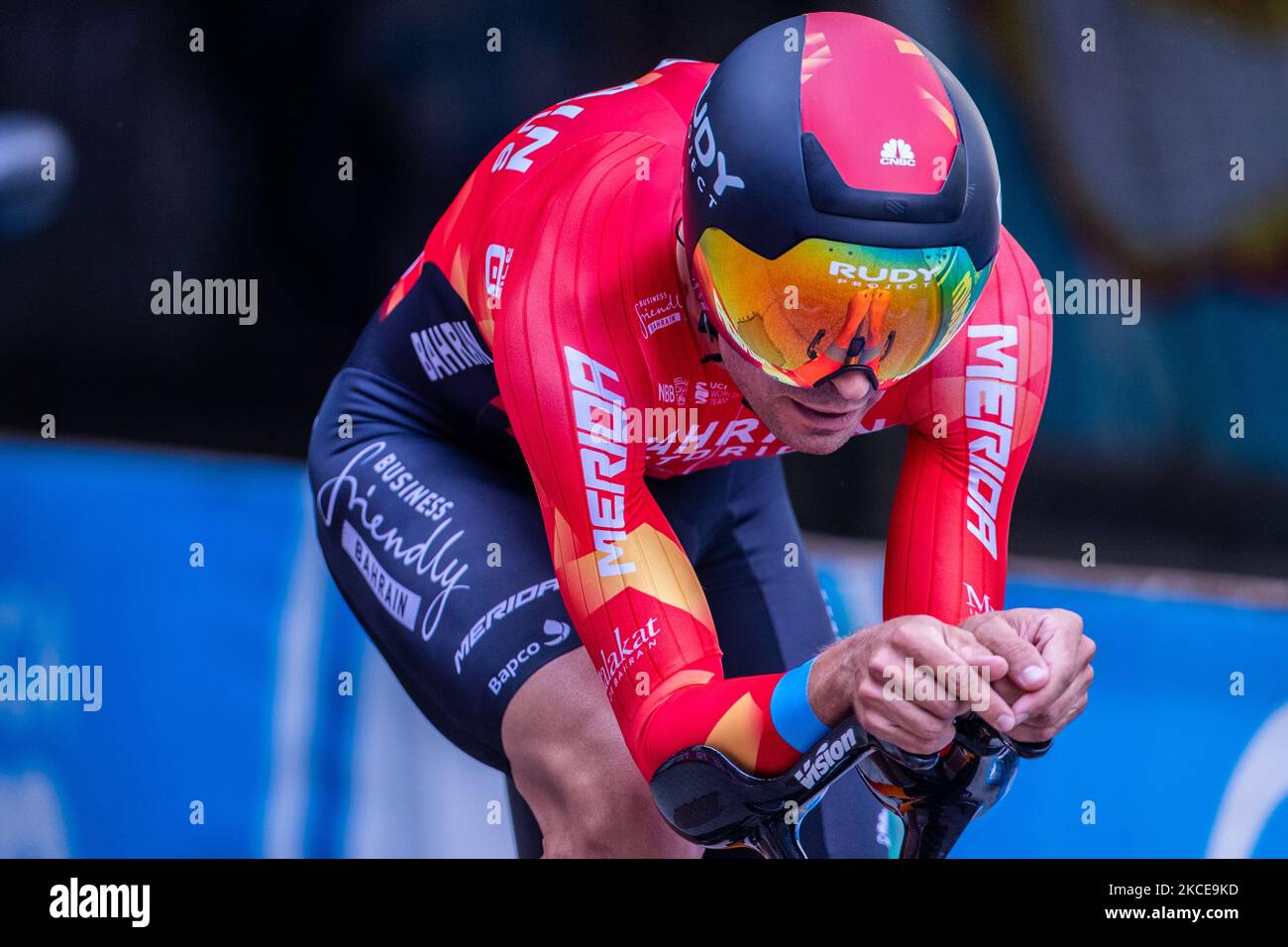 LANDA MEANA Mikel (ESP) of BAHRAIN VICTORIOUS during the 104th Giro d ...