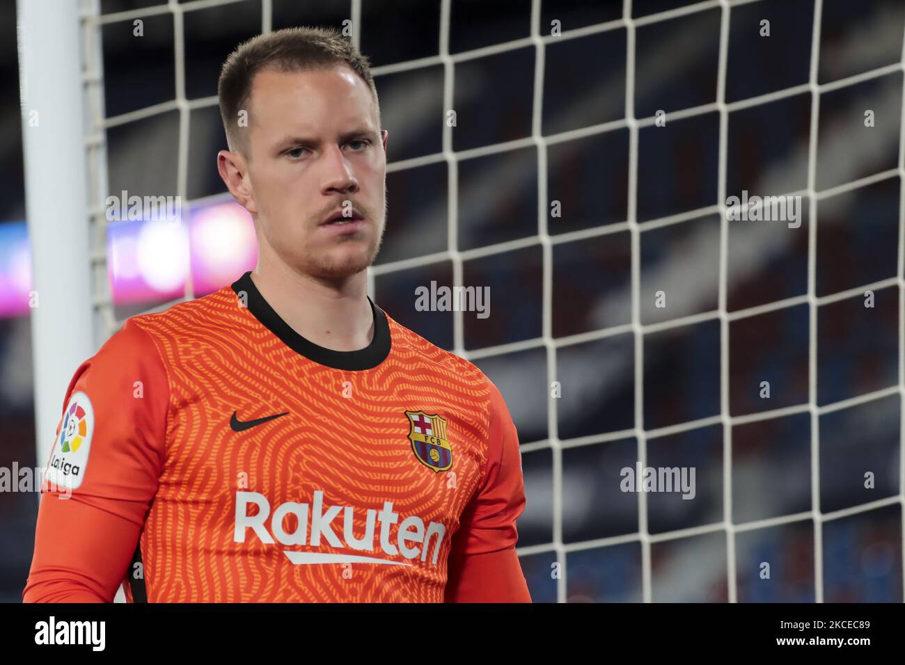 FC Barcelona's goalkeeper Marc-Andre Ter Stegen during spanish La Liga ...
