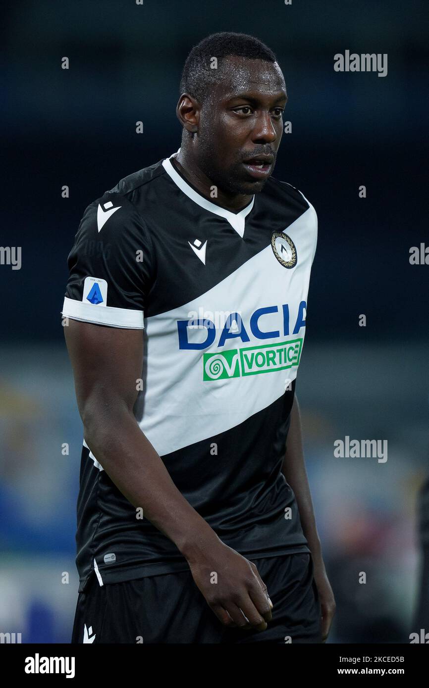 Stefano Okaka of Udinese Calcio looks on during the Serie A match ...