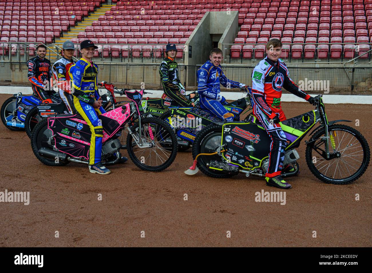 The Rising Stars: (l-r) Tom Bacon, Jordan Palin, Josh Bates, Drew Kemp ...