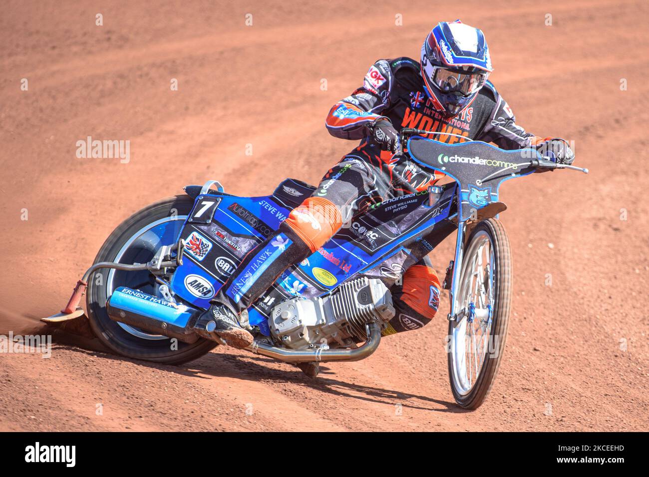 Tom Bacon In Action Discovery Networks Eurosport Speedway Season Launch ...