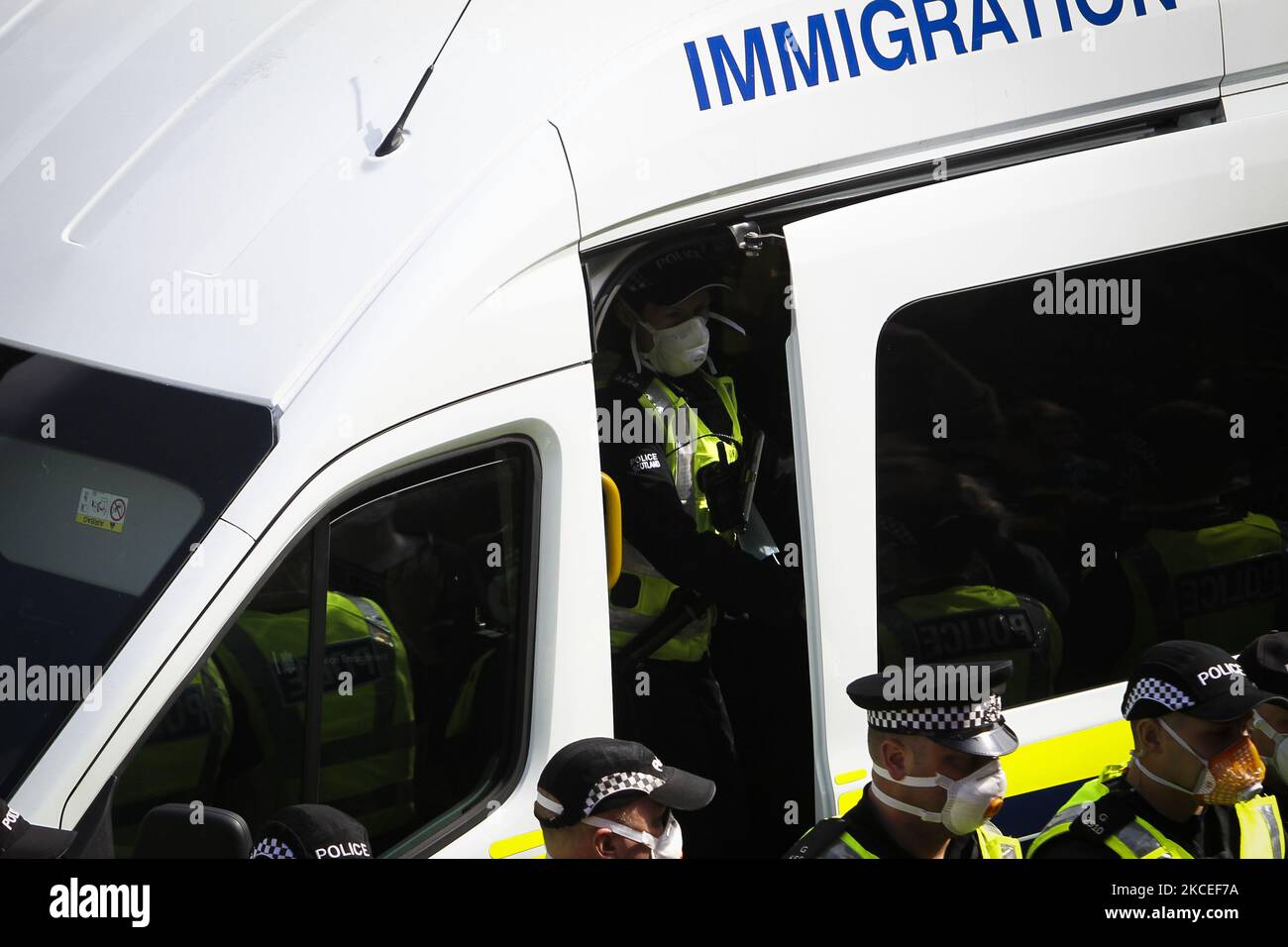 Blocked van hi-res stock photography and images - Alamy
