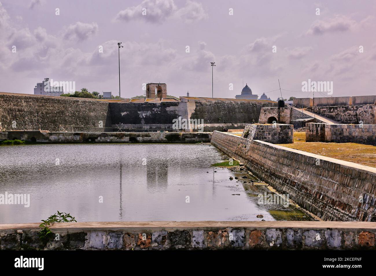 Jaffna Fort in Jaffna, Sri Lanka. Jaffna Fort was built by the ...