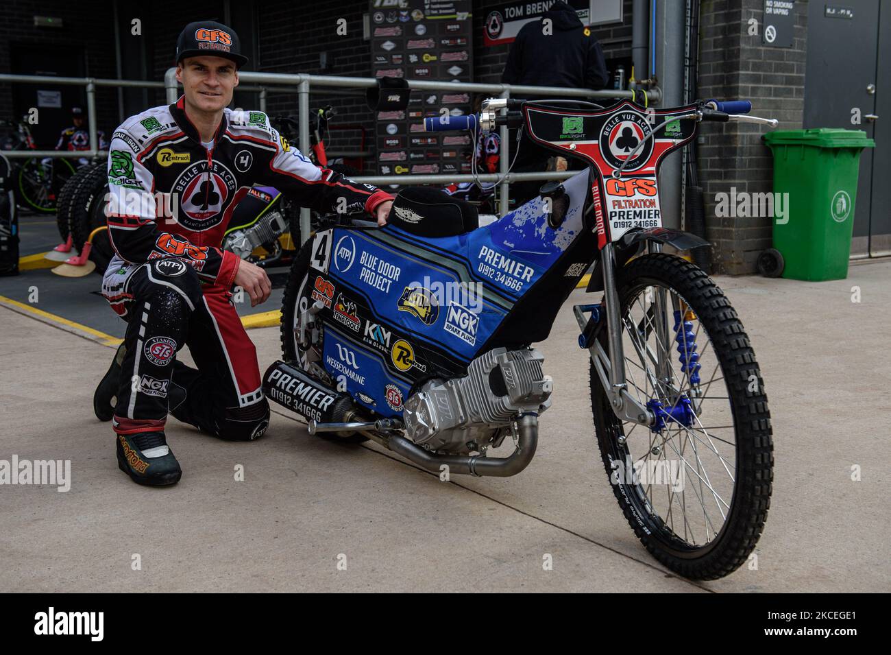 Steve Worrall - Belle Vue Aces during the Belle Vue Aces Media Day at ...
