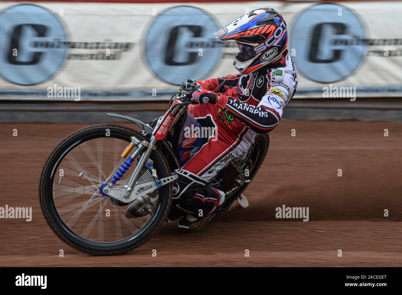 MANCHESTER, UK. MAY 13TH. Steve Worrall in action during the Belle Vue ...