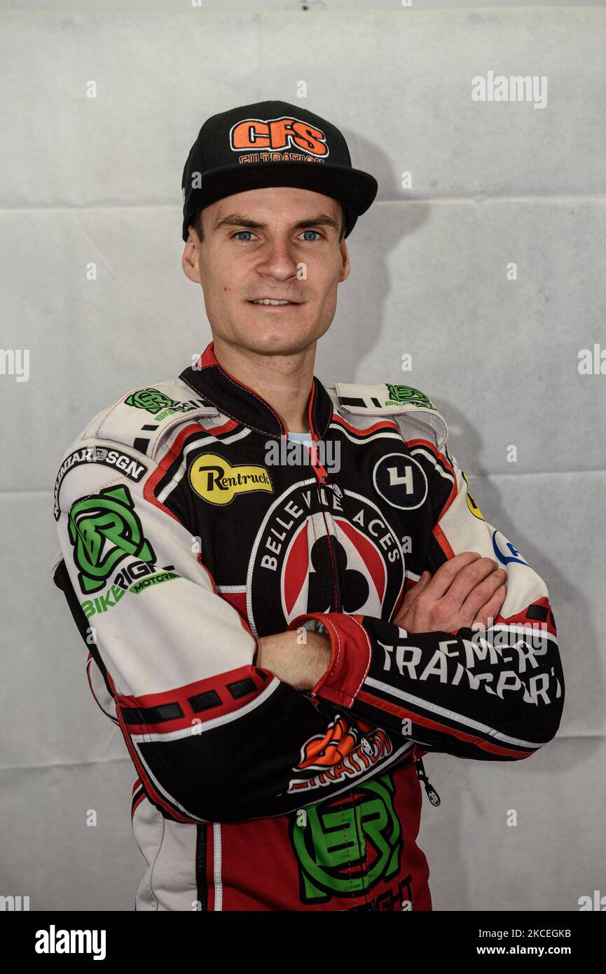 Steve Worrall - Belle Vue Aces during the Belle Vue Aces Media Day at ...