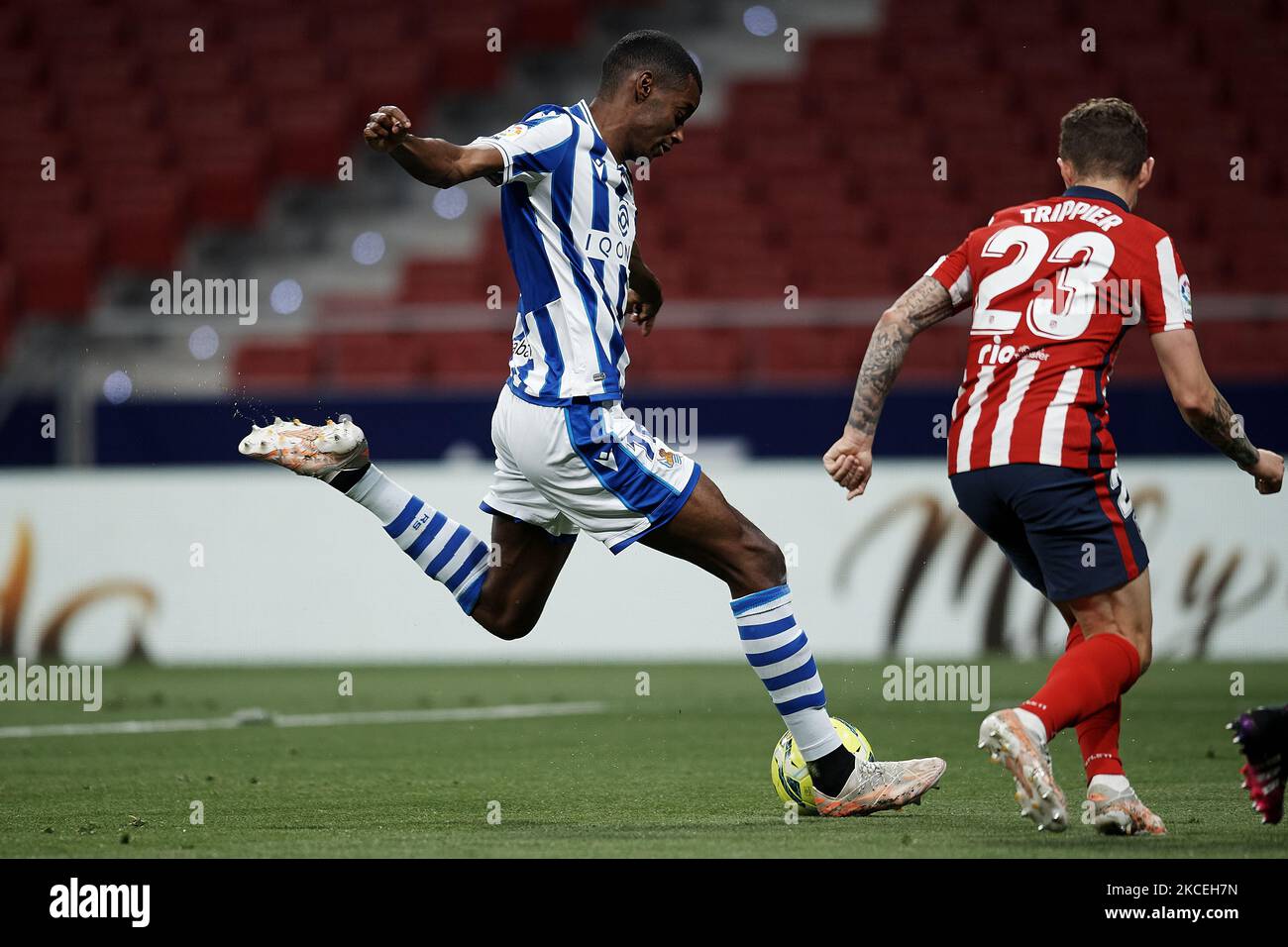 Alexander isak of real sociedad shooting hi-res stock photography and ...