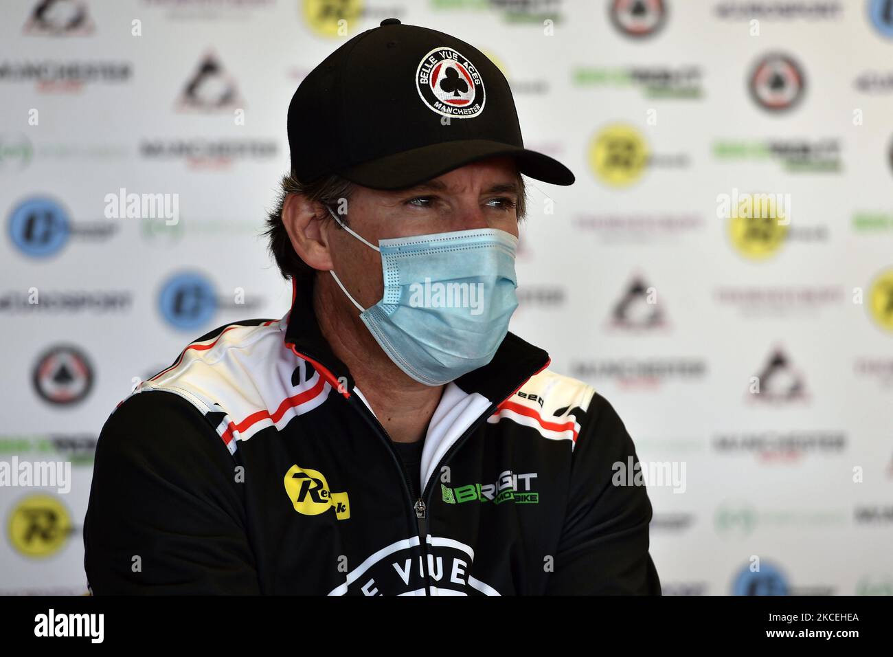 Mark Lemon during the Belle Vue Aces Media Day at the National Speedway ...