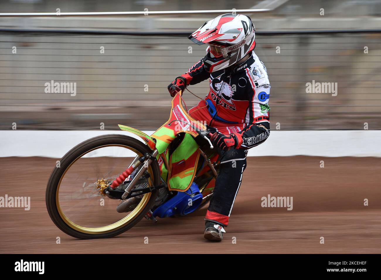 Ben Woodhull during the Belle Vue Aces Media Day at the National ...