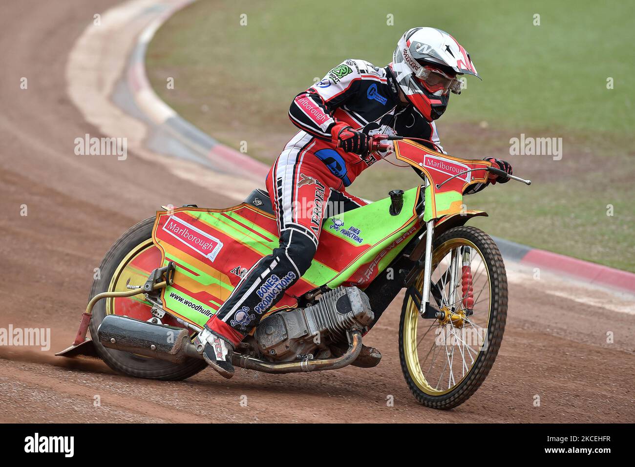 Ben Woodhull during the Belle Vue Aces Media Day at the National ...