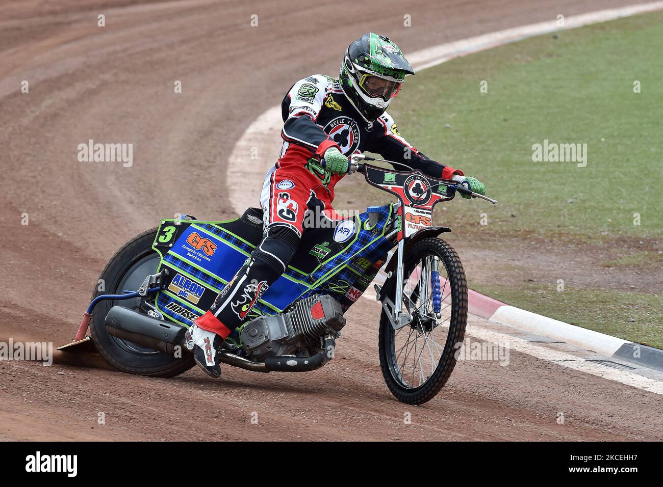 Dan Bewley during the Belle Vue Aces Media Day at the National Speedway ...
