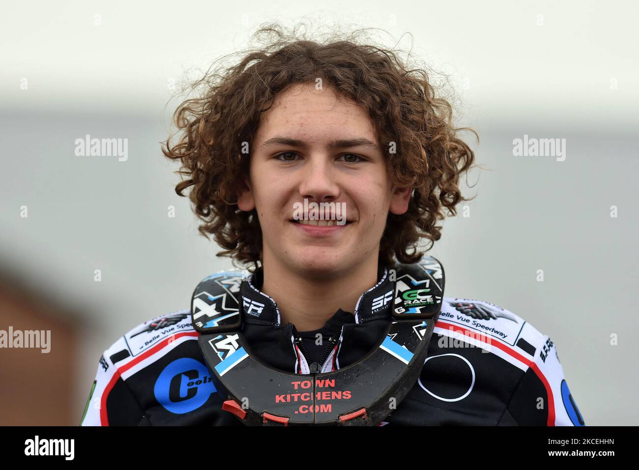 Harry McGurk during the Belle Vue Aces Media Day at the National ...