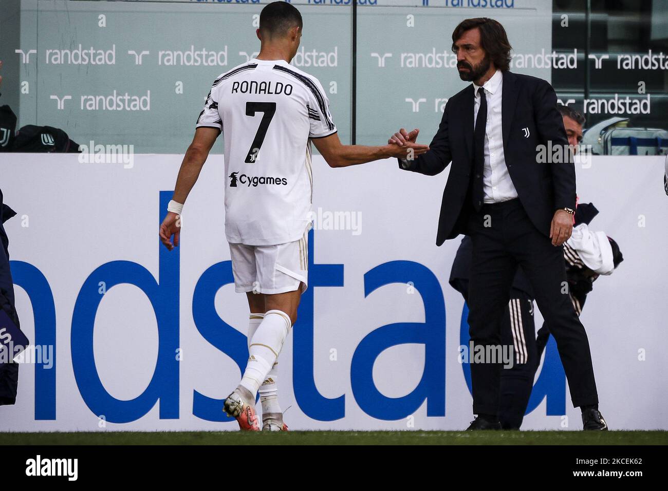 Juventus forward Cristiano Ronaldo (7) substituded by Juventus forward ...