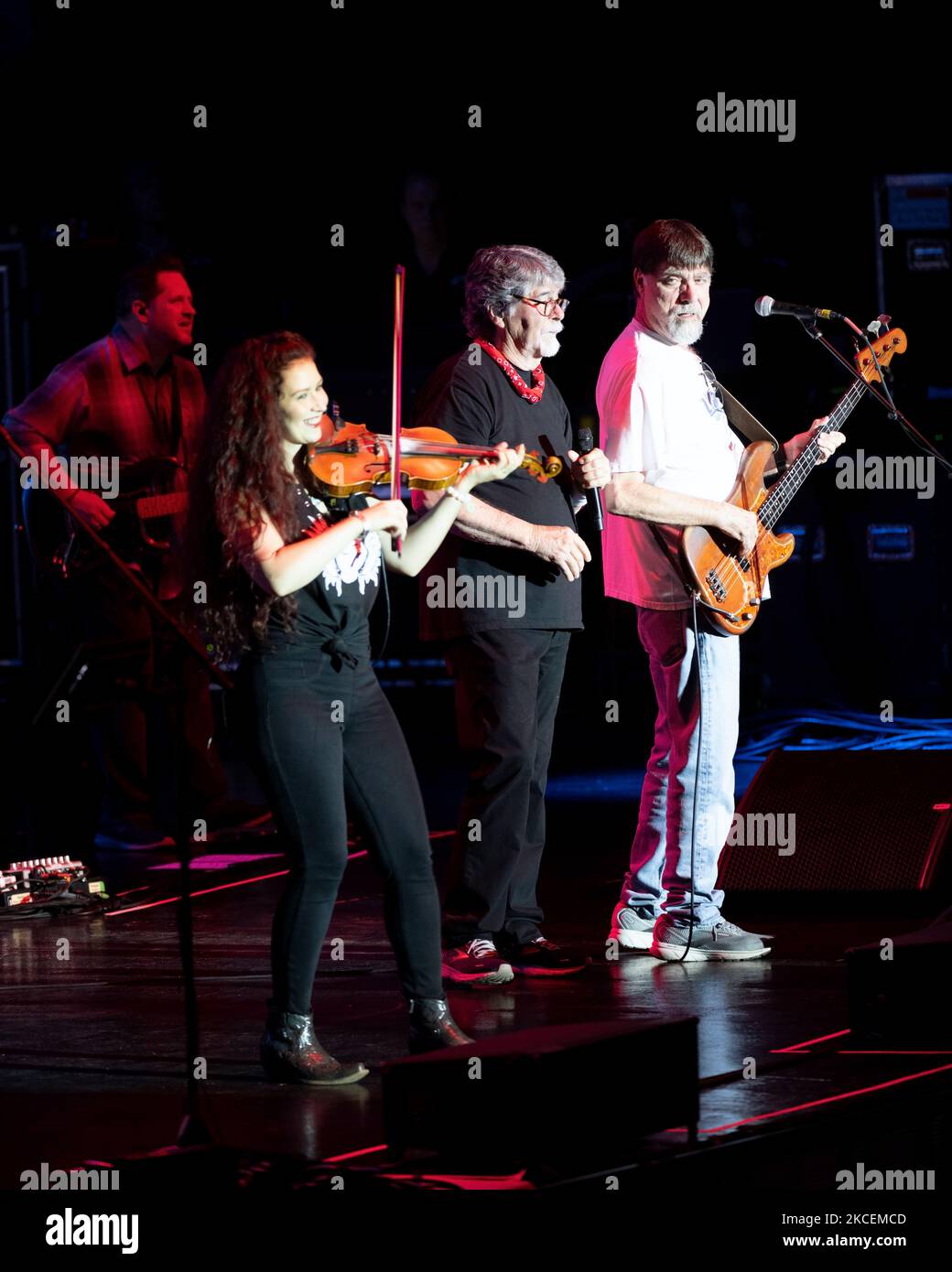St. Augustine, USA. 04 NOV 2022. Megan Mullins, Randy Owen, and Teddy ...