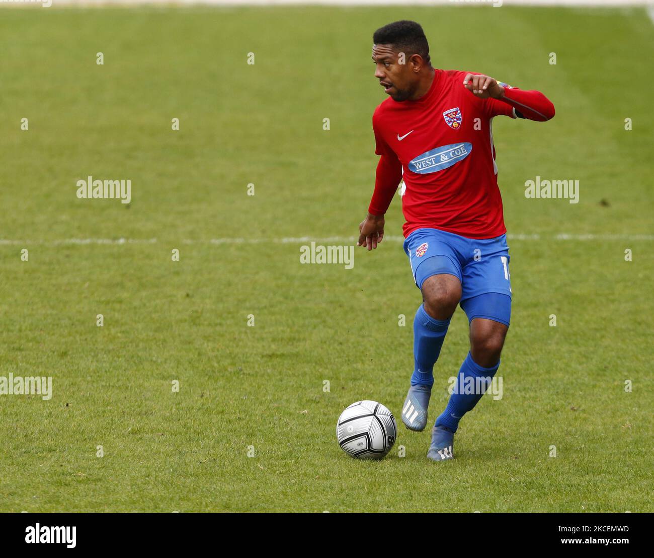 Dagenham & Redbridge's Angelo Balanta during Vanarama National League ...