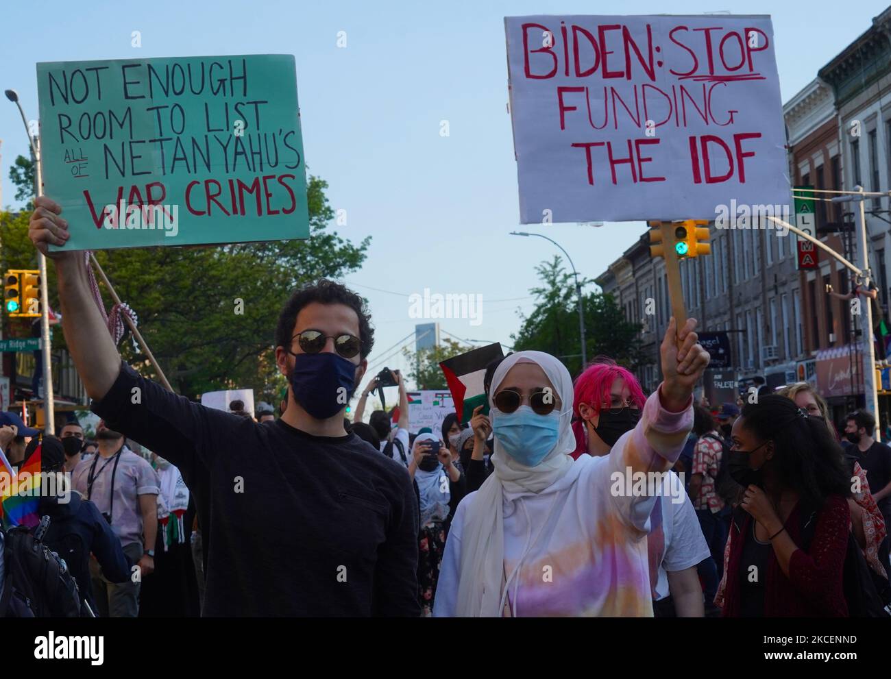 More than 2 thousand pro-Palestinian protesters in New York City took ...