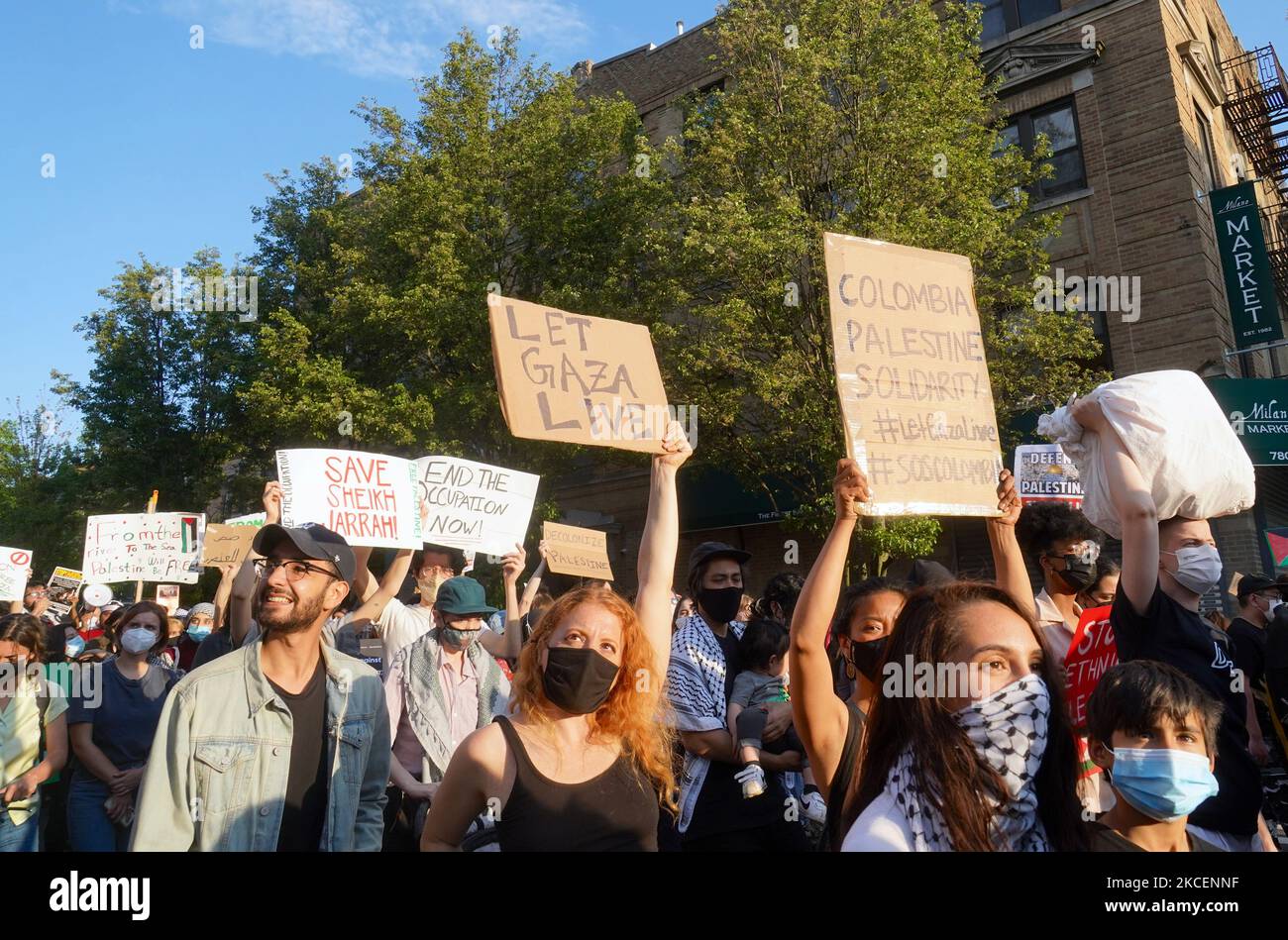 More than 2 thousand pro-Palestinian protesters in New York City took ...