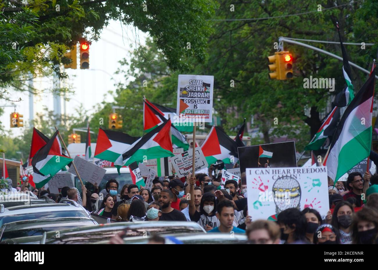 More than 2 thousand pro-Palestinian protesters in New York City took ...
