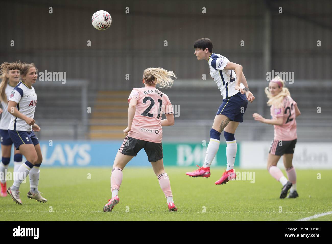 Ashleigh Neville (Tottenham) controls the ball during the 2020-21 FA ...