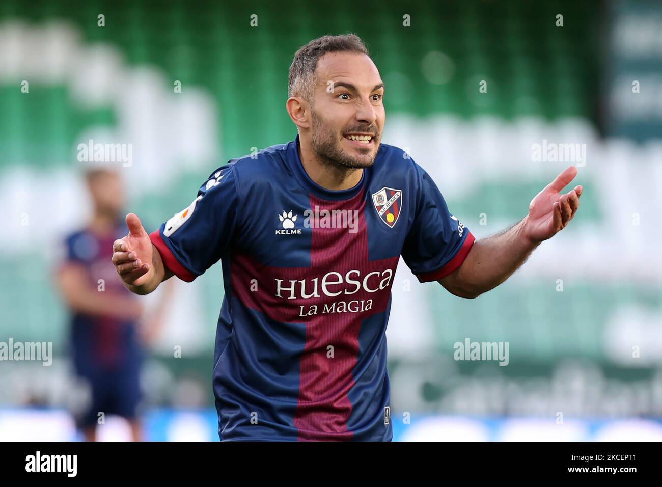 David Ferreiro of SD Huesca during the La Liga Santander match between ...