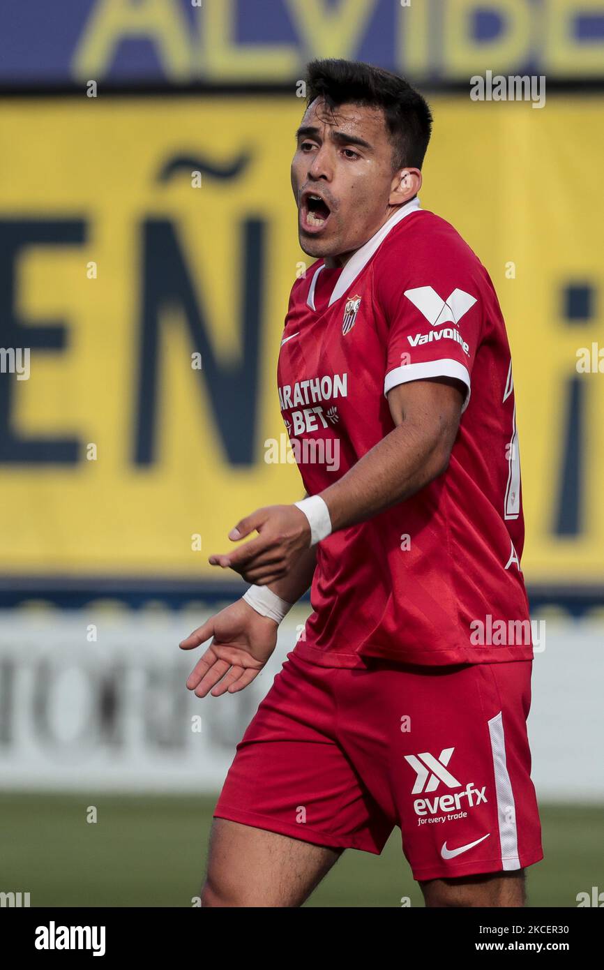 Marcos Javier Acuna of Sevilla FC during spanish La Liga match between ...
