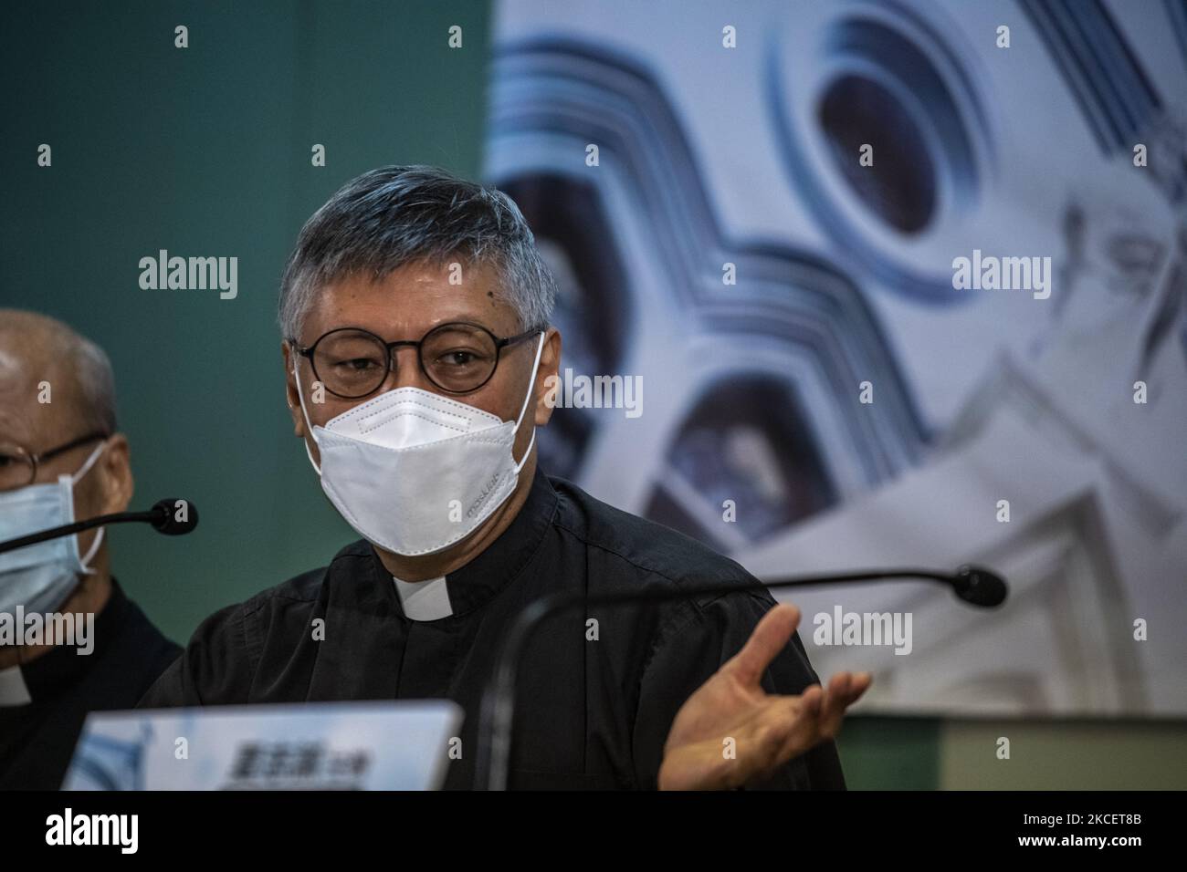 New Vatican Appointee as Hong Kong's Bishop Stephen Chow, speaks during ...