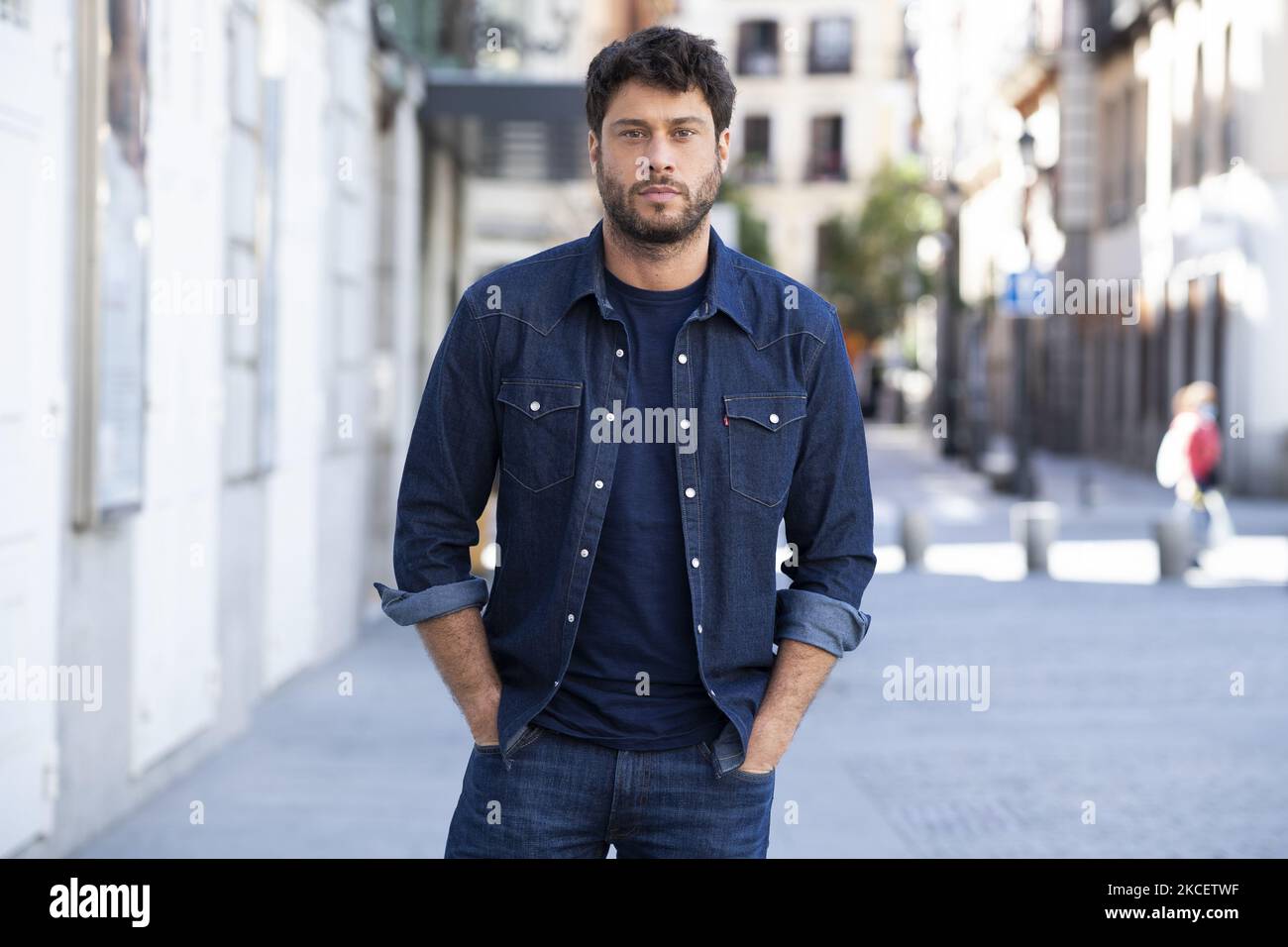 The actor Jose Lamuno poses during the portrait session in Madrid ...
