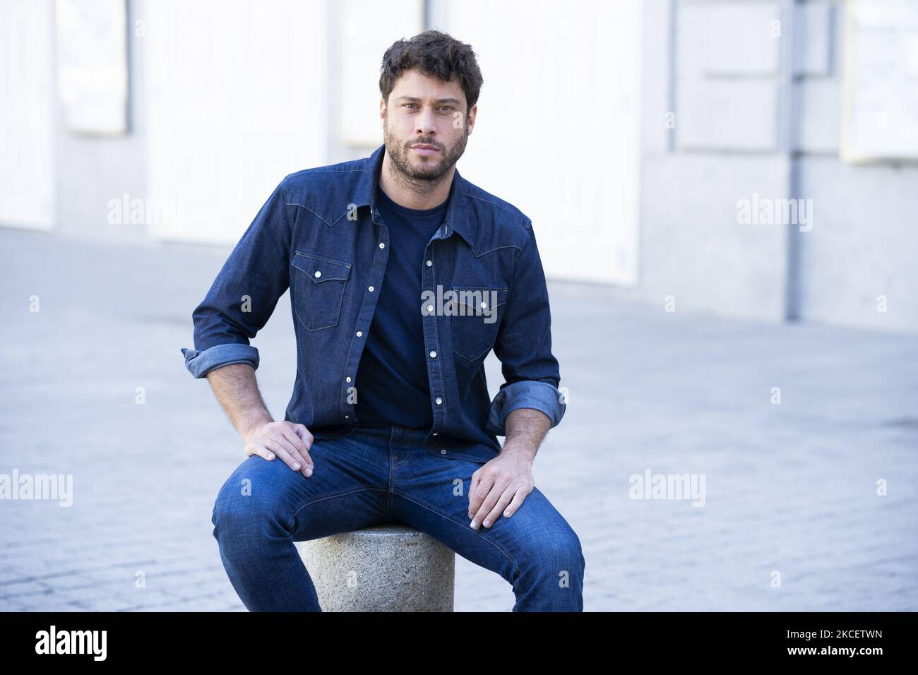 The actor Jose Lamuno poses during the portrait session in Madrid ...