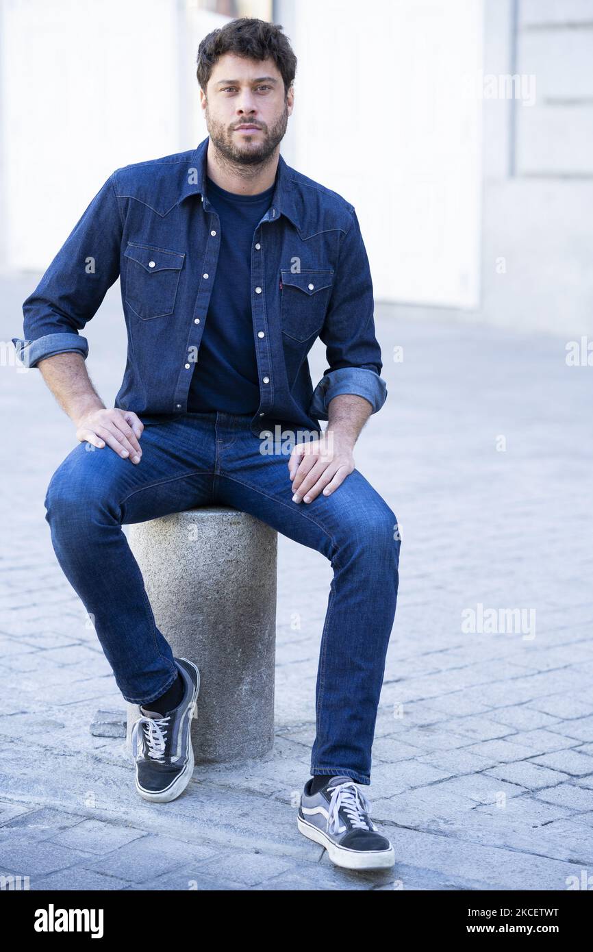 The actor Jose Lamuno poses during the portrait session in Madrid ...