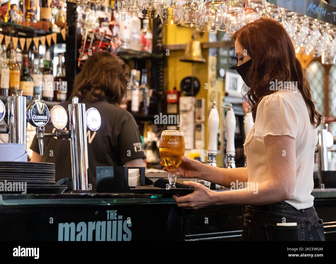 Lockdown easing in public and hospitality venues across London, UK on ...