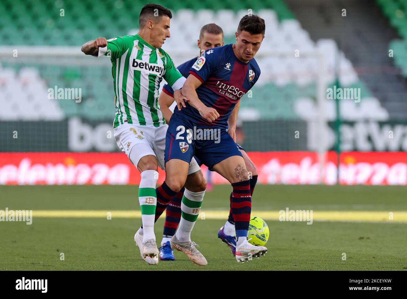 Dani Escriche of SD Huesca during the La Liga Santander match between ...